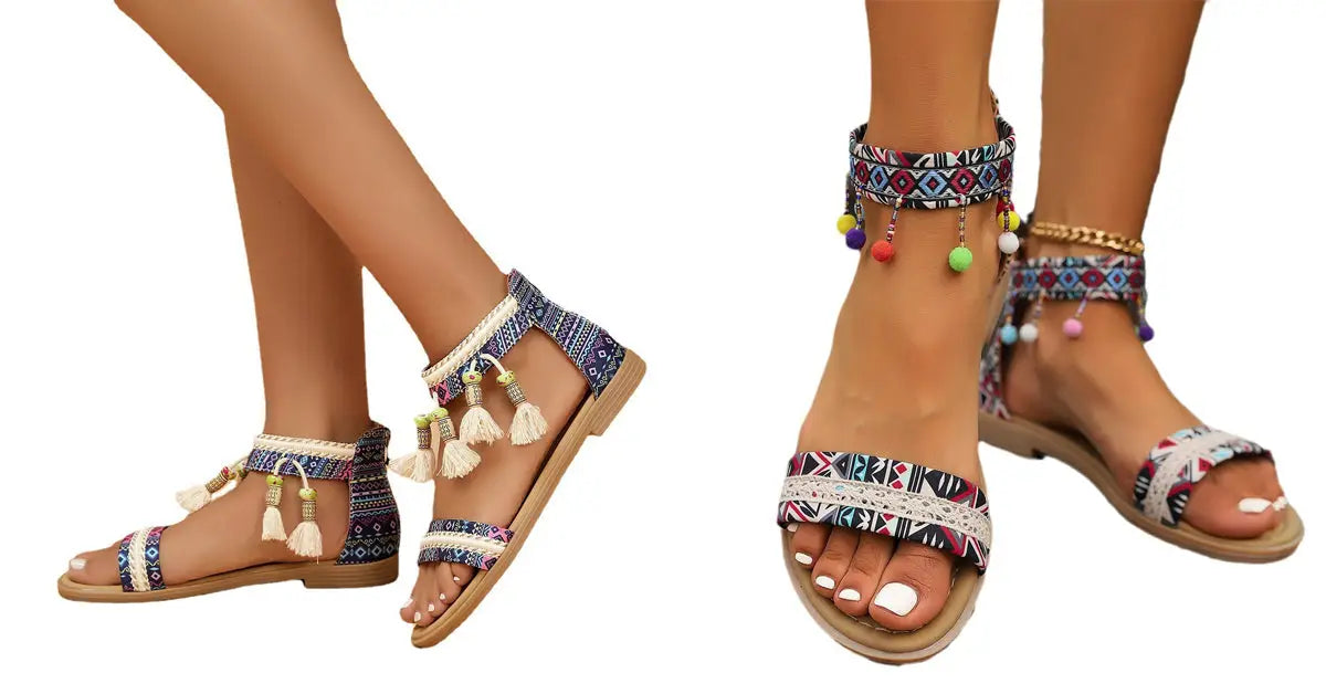 Boho Sandals Collection – Embrace Summer with Style – Boho Dress Official