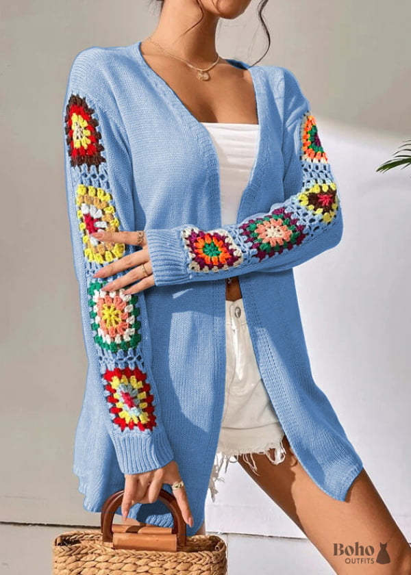 Women's Bohemian Front Open Cardigan - Boho Dress Official
