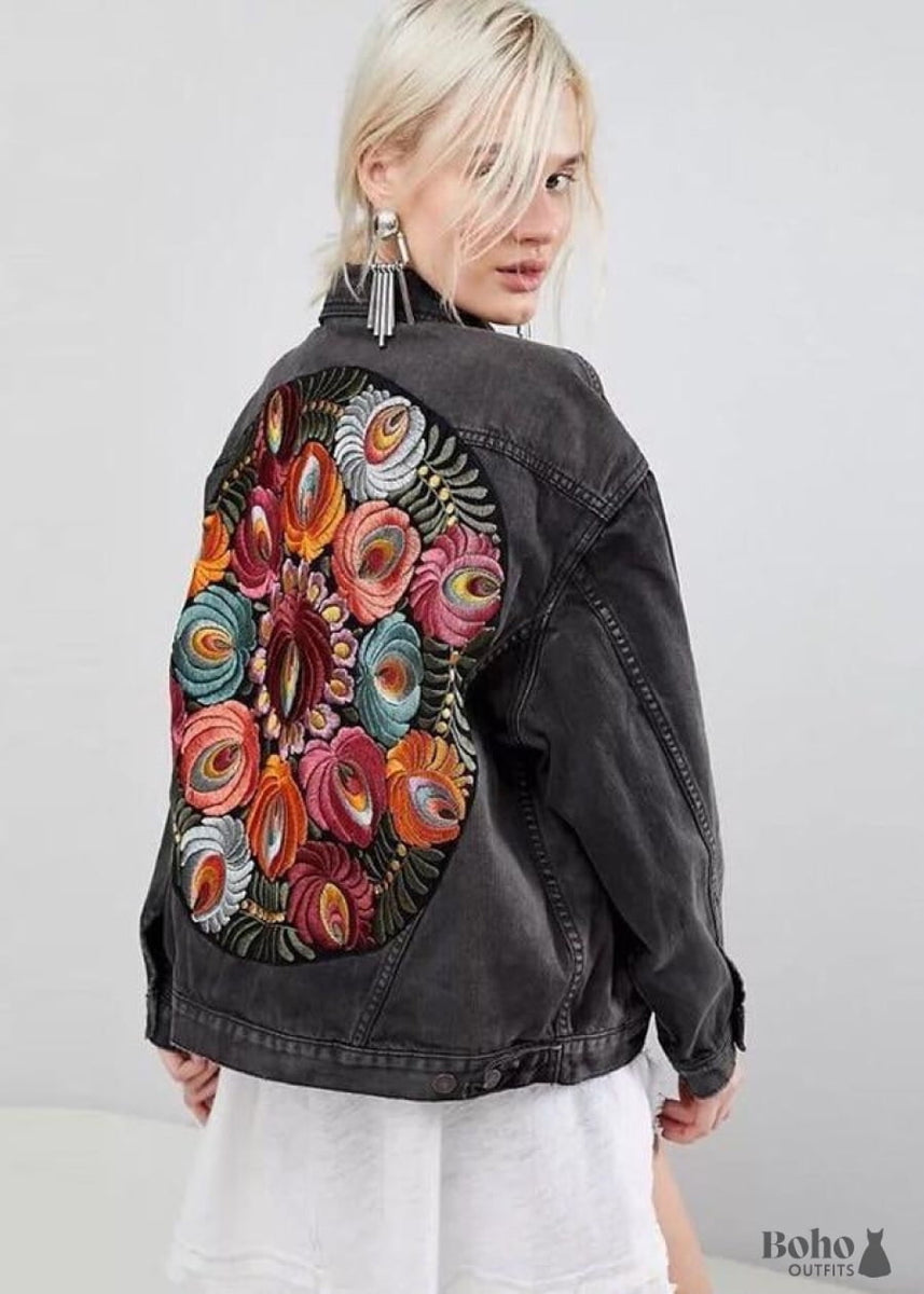 Boho Jean Jacket for Women - Boho Dress Official