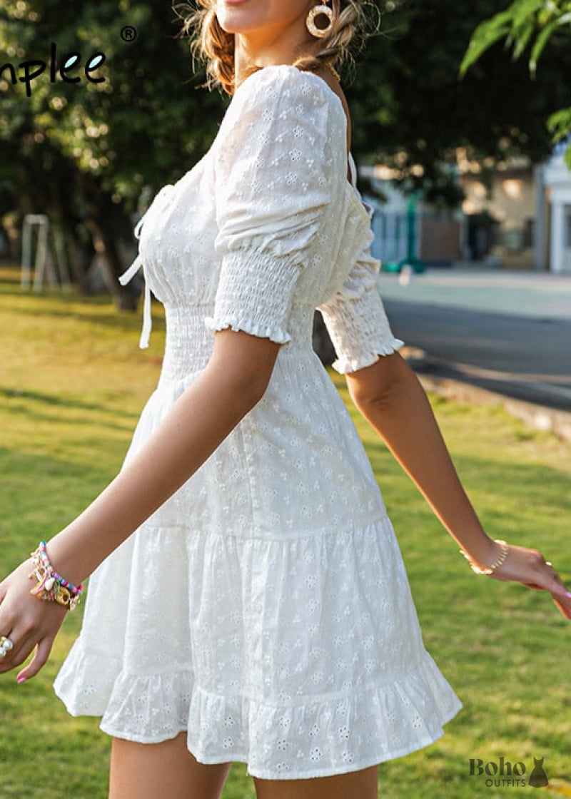 Boho Style Mini Dress Nina - Boho Dress Official